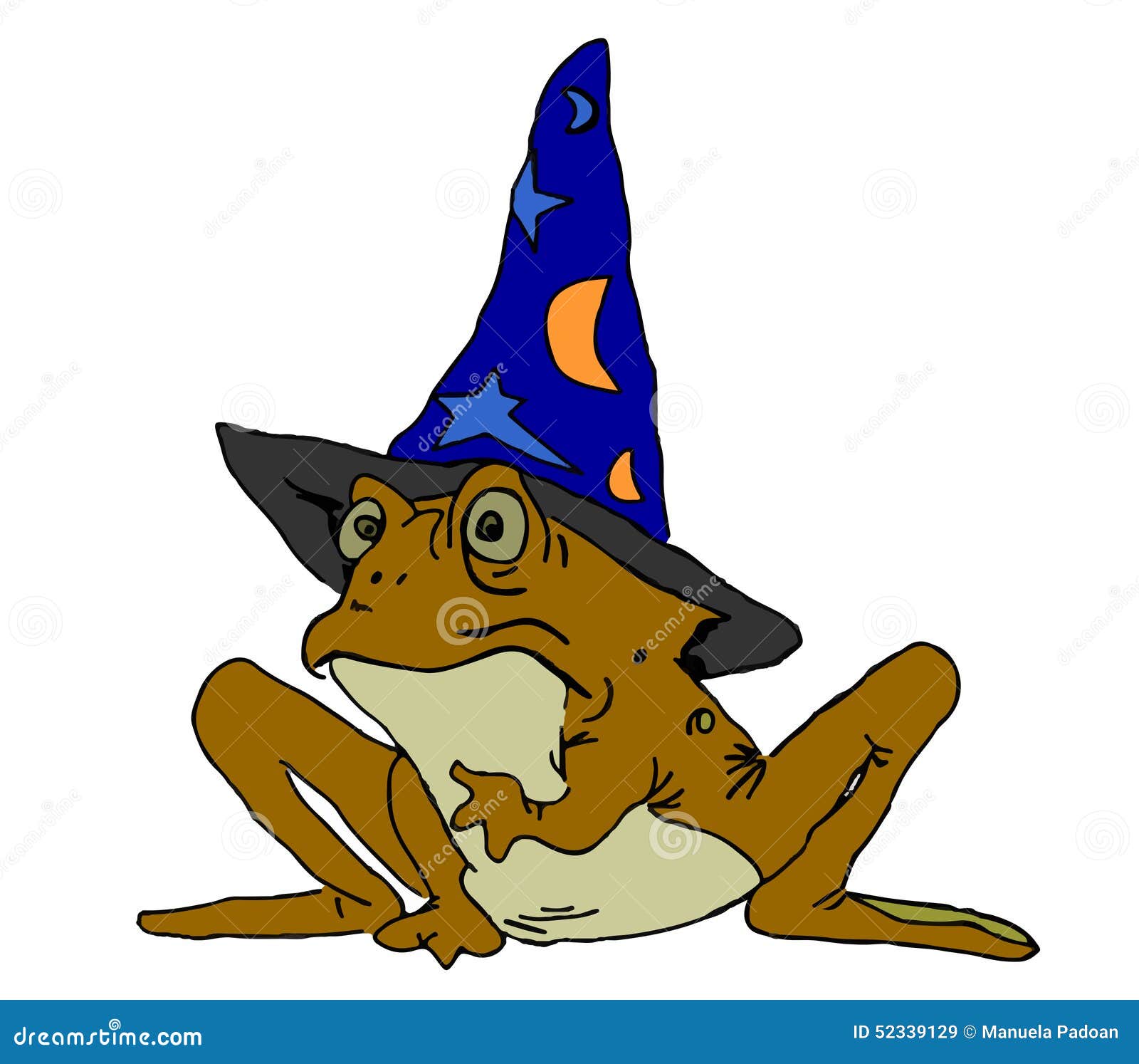 Toad magic stock vector. Illustration of bamboo, icon - 52339129