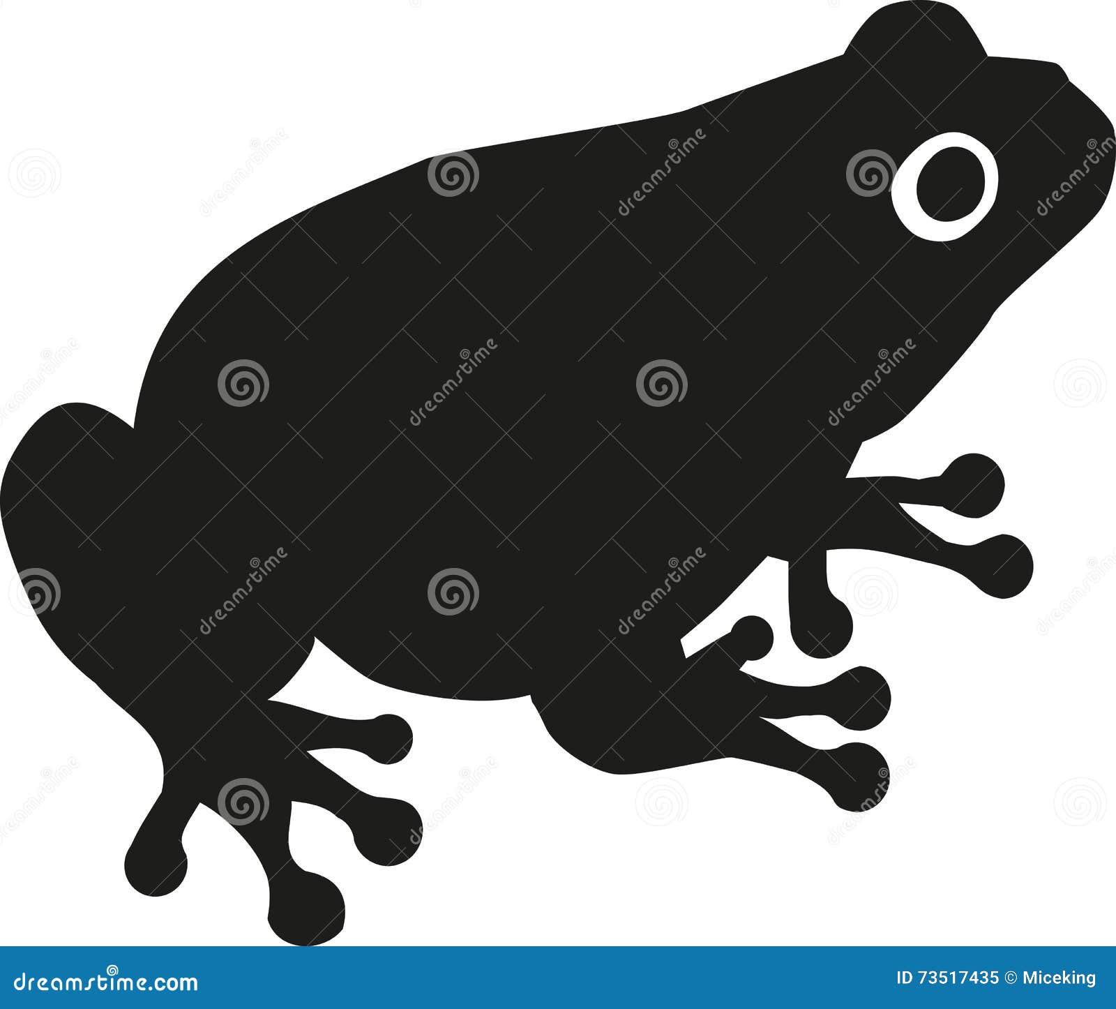 Toad Silhouette Cartoon Vector | CartoonDealer.com #73517435