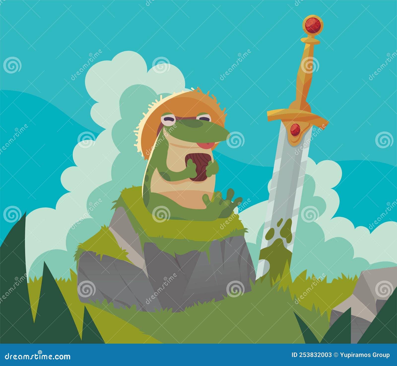 Enchanted Sword, Imbued With Magic That Grants The Wielder Incredible ...