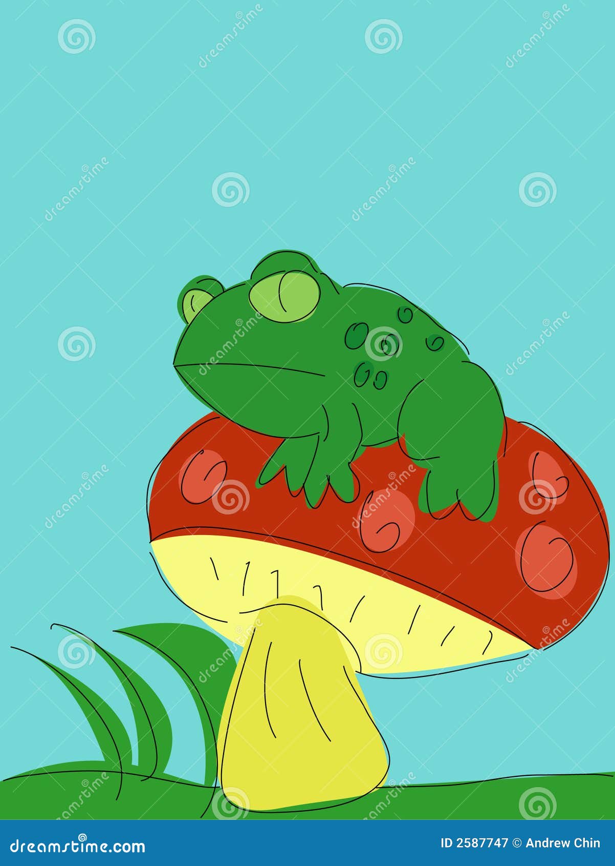 Toadstool Cartoons, Illustrations & Vector Stock Images - 11829 ...