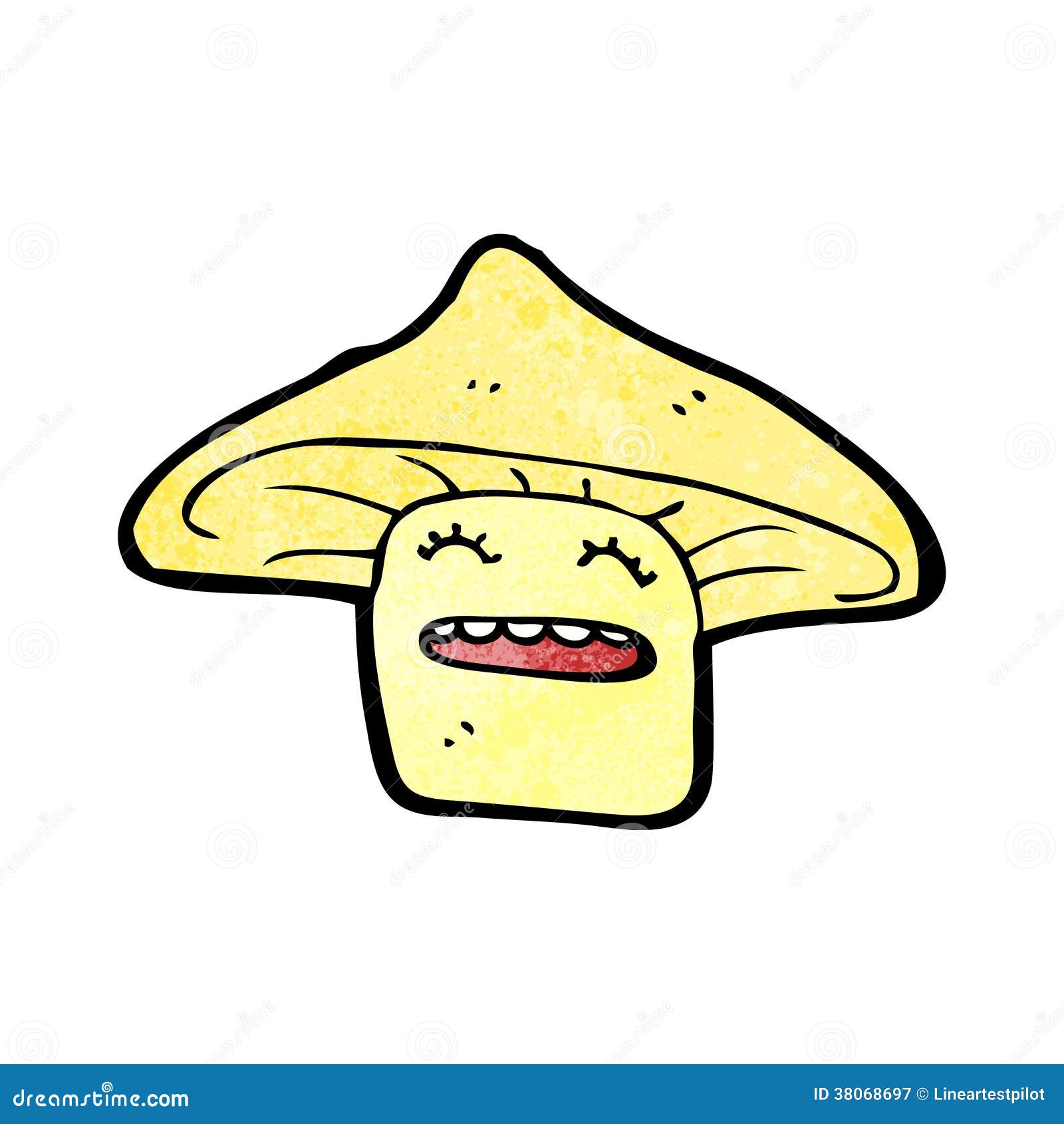 Toadstool cartoon stock vector. Illustration of cartoon - 38068697
