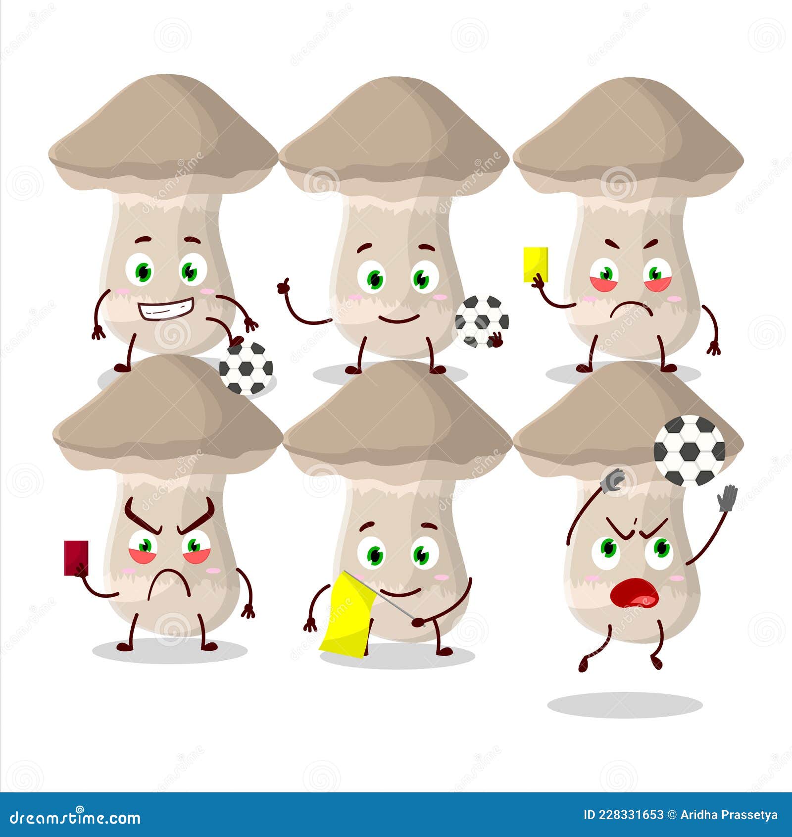 Toadstool Cartoon Inn Character With Love Cute Emoticon | CartoonDealer ...