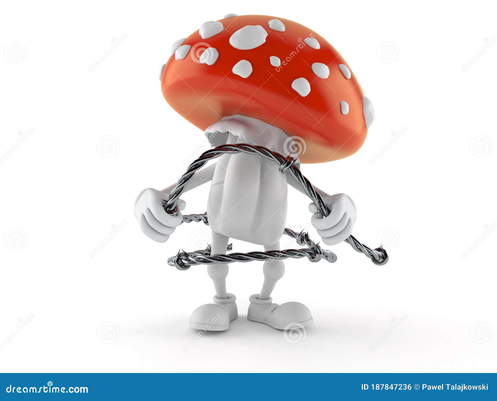 Toadstool Character With Envelope Royalty-Free Cartoon | CartoonDealer ...