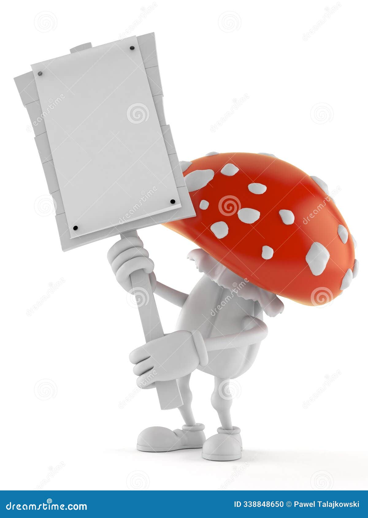 Toadstool Character Inside Maze Royalty-Free Illustration ...