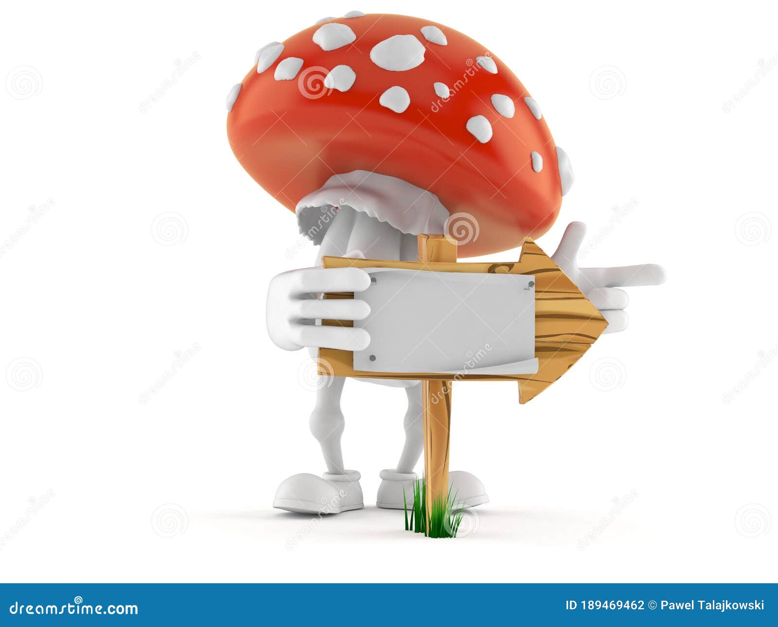 Toadstool Character With Envelope Royalty-Free Cartoon | CartoonDealer ...