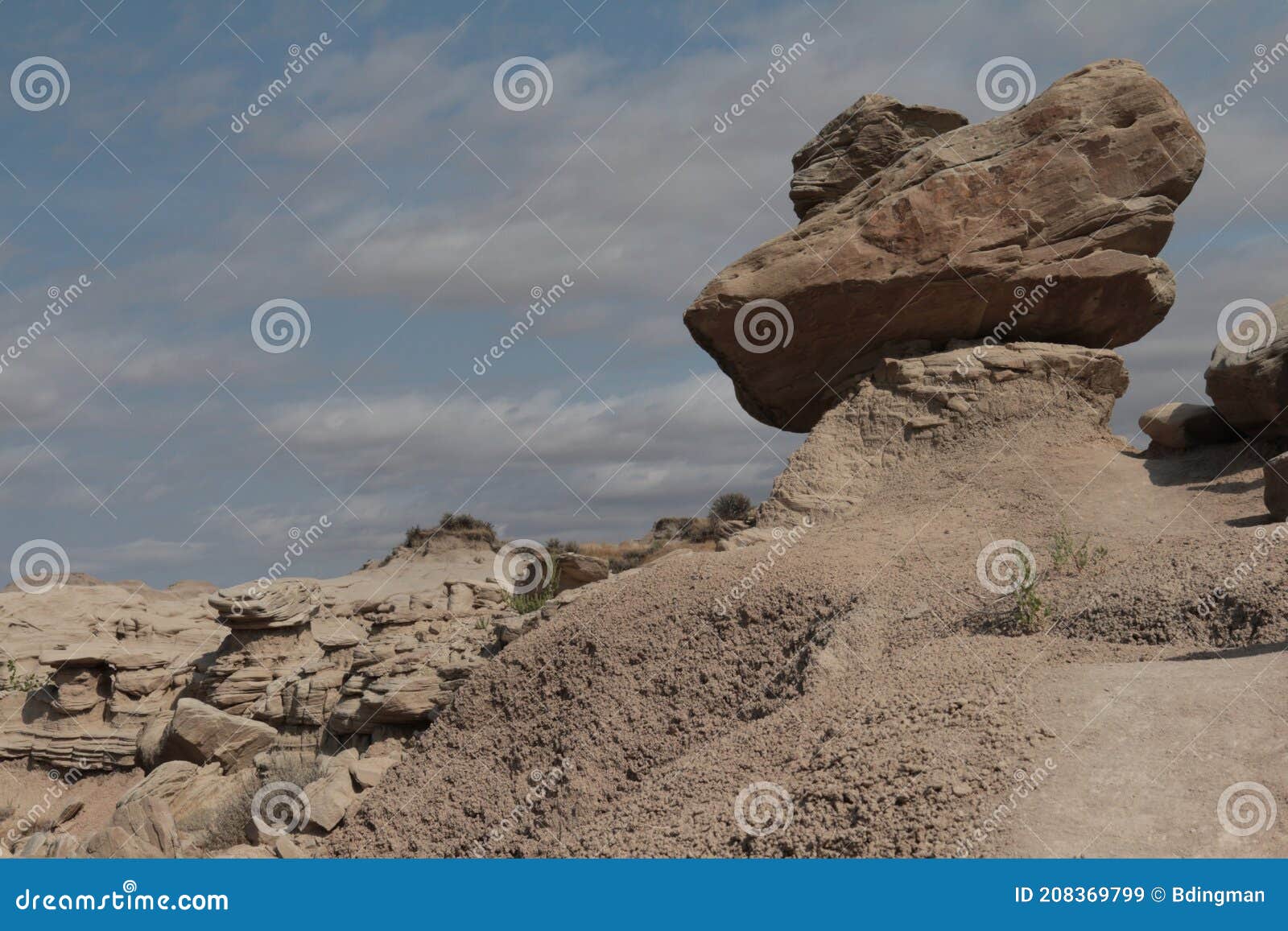 Toadstool Geologic Park stock image. Image of formation - 208369799
