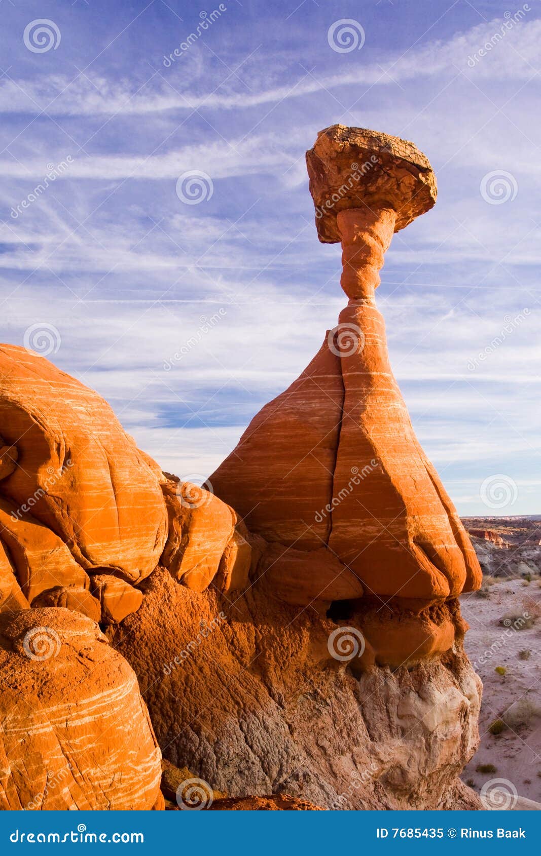 Toadstool Hoodoo stock image. Image of buff, formation - 7685435