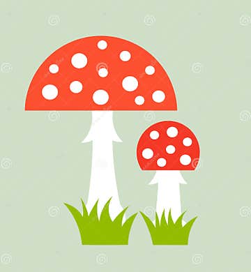 Toadstools stock vector. Illustration of natural, elements - 34499961