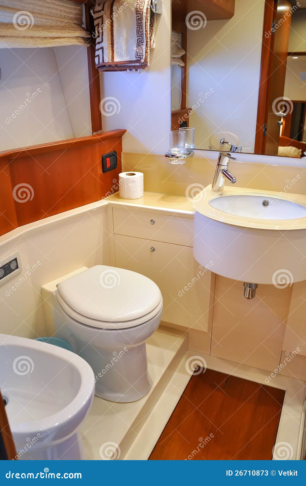 Toalete interior imagem de stock. Imagem de contemporâneo - 26710873