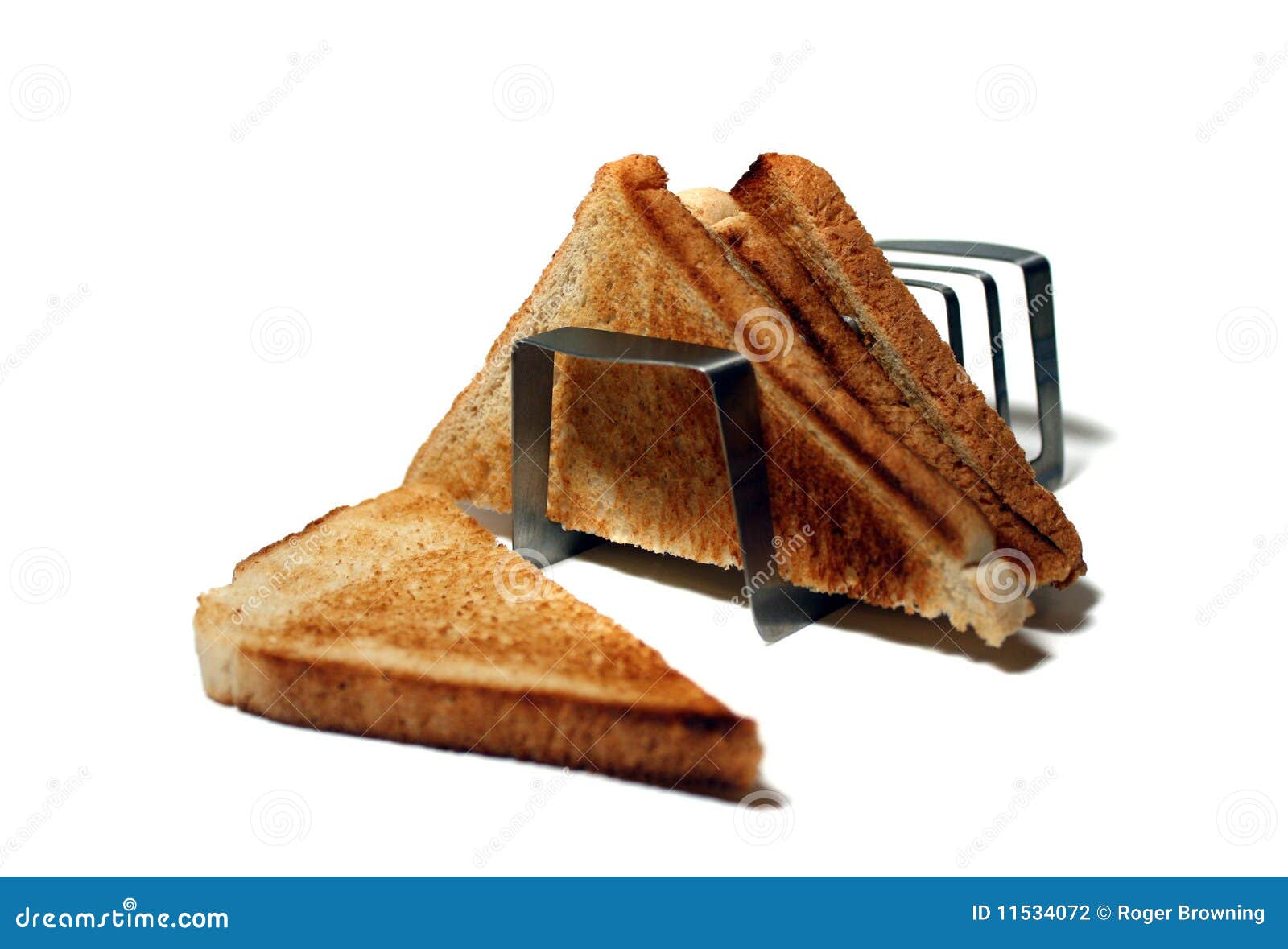 Toast stockfoto. Bild von getrennt, geröstet, knusprig - 11534072