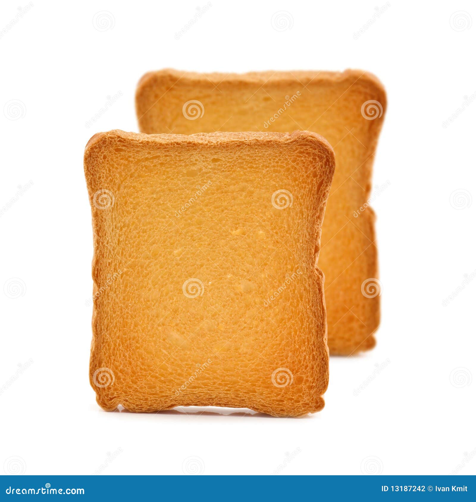 Toast stockfoto. Bild von zwei, kräcker, kruste, morgen - 13187242
