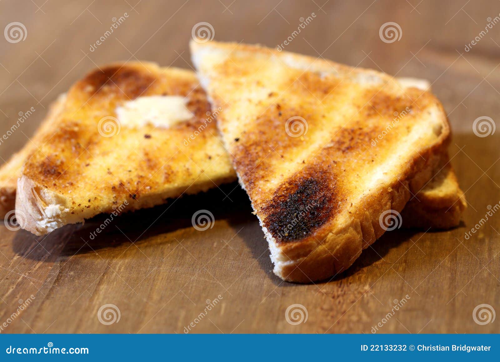 Toast a stock photo. Image of wood, white, toast, sliced - 22133232