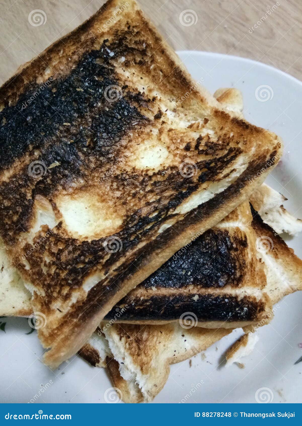 Toast stockfoto. Bild von drei, eiche, platte, brände - 88278248