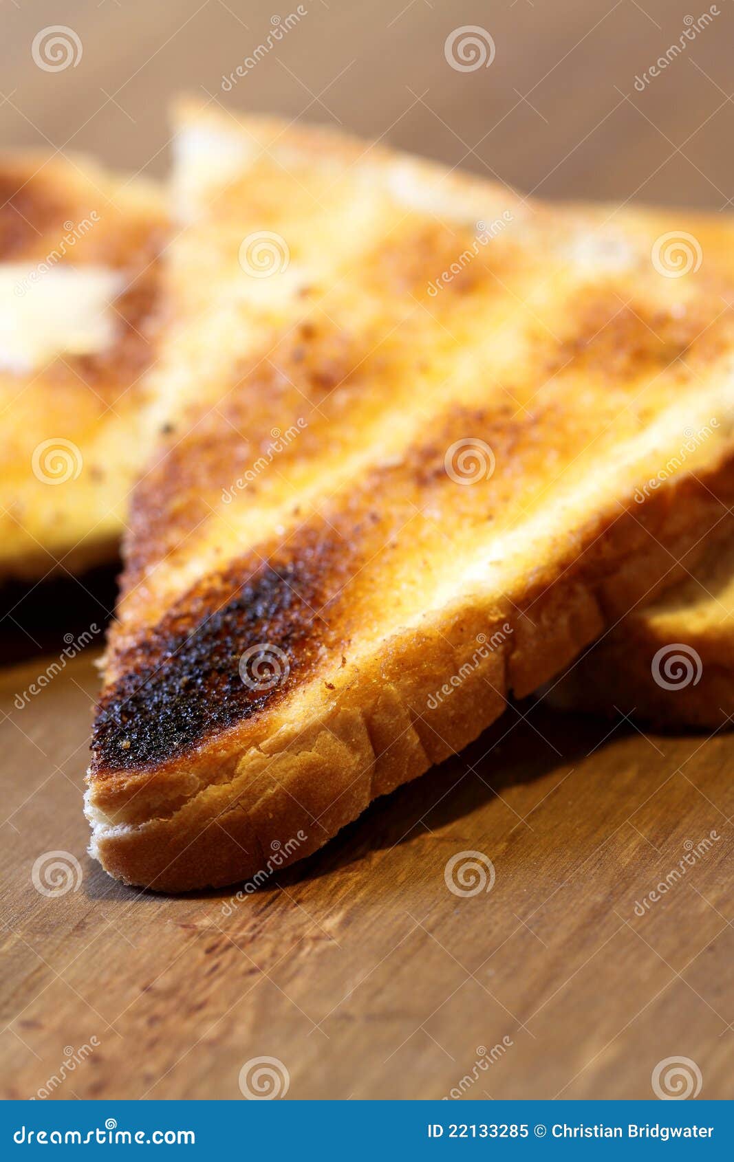 Toast B stock image. Image of food, butter, toasted, taste - 22133285