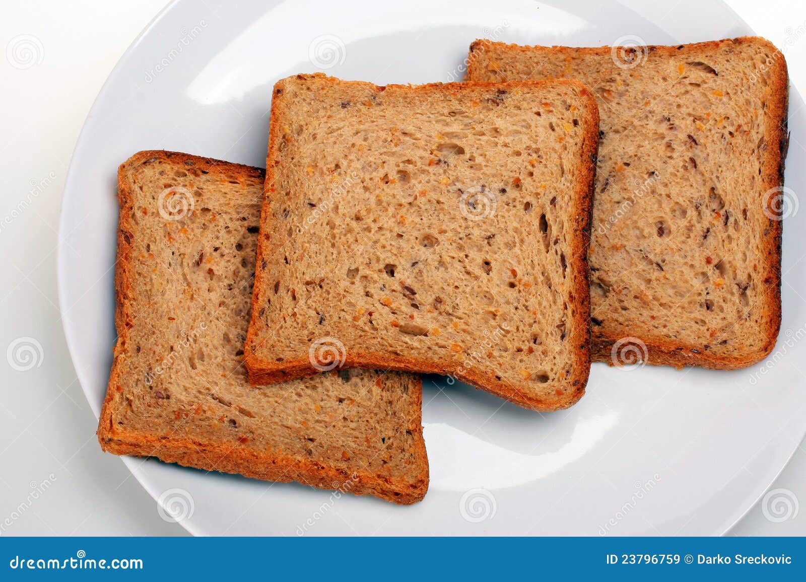 Toast bread stock image. Image of piece, slice, wheat - 23796759