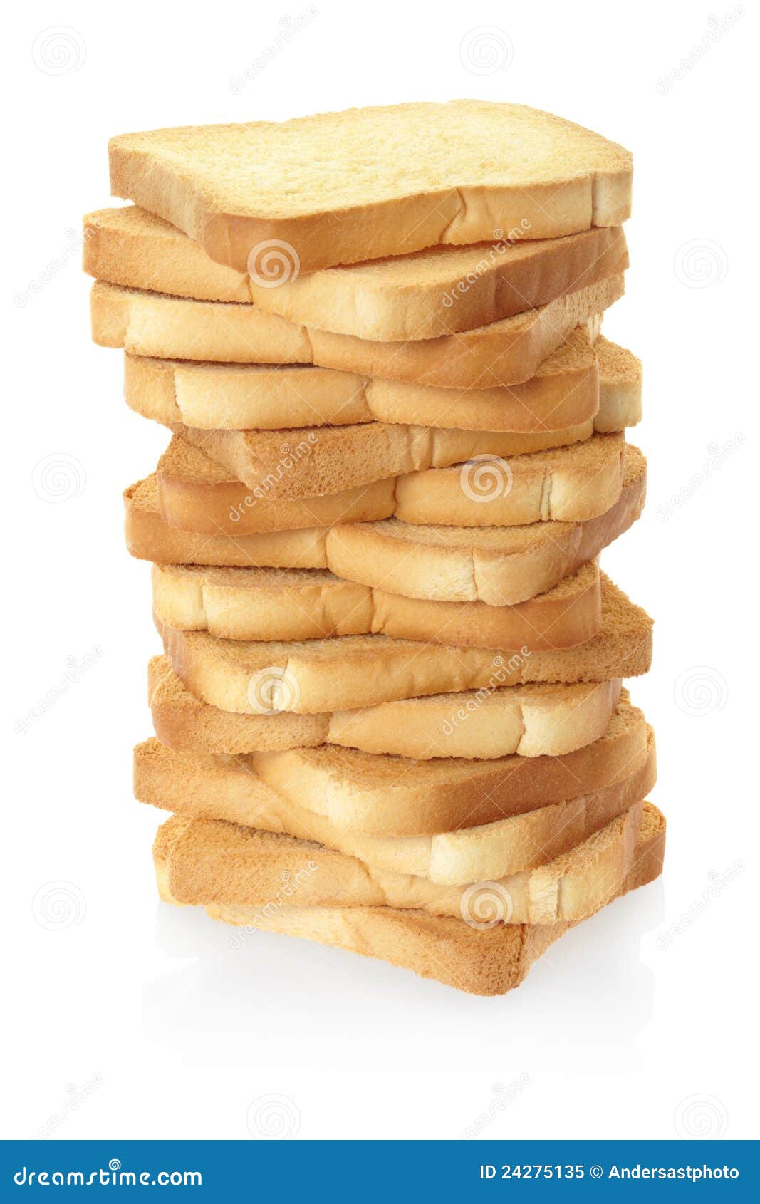 Toast bread pile stock image. Image of arrangement, carbohydrates ...