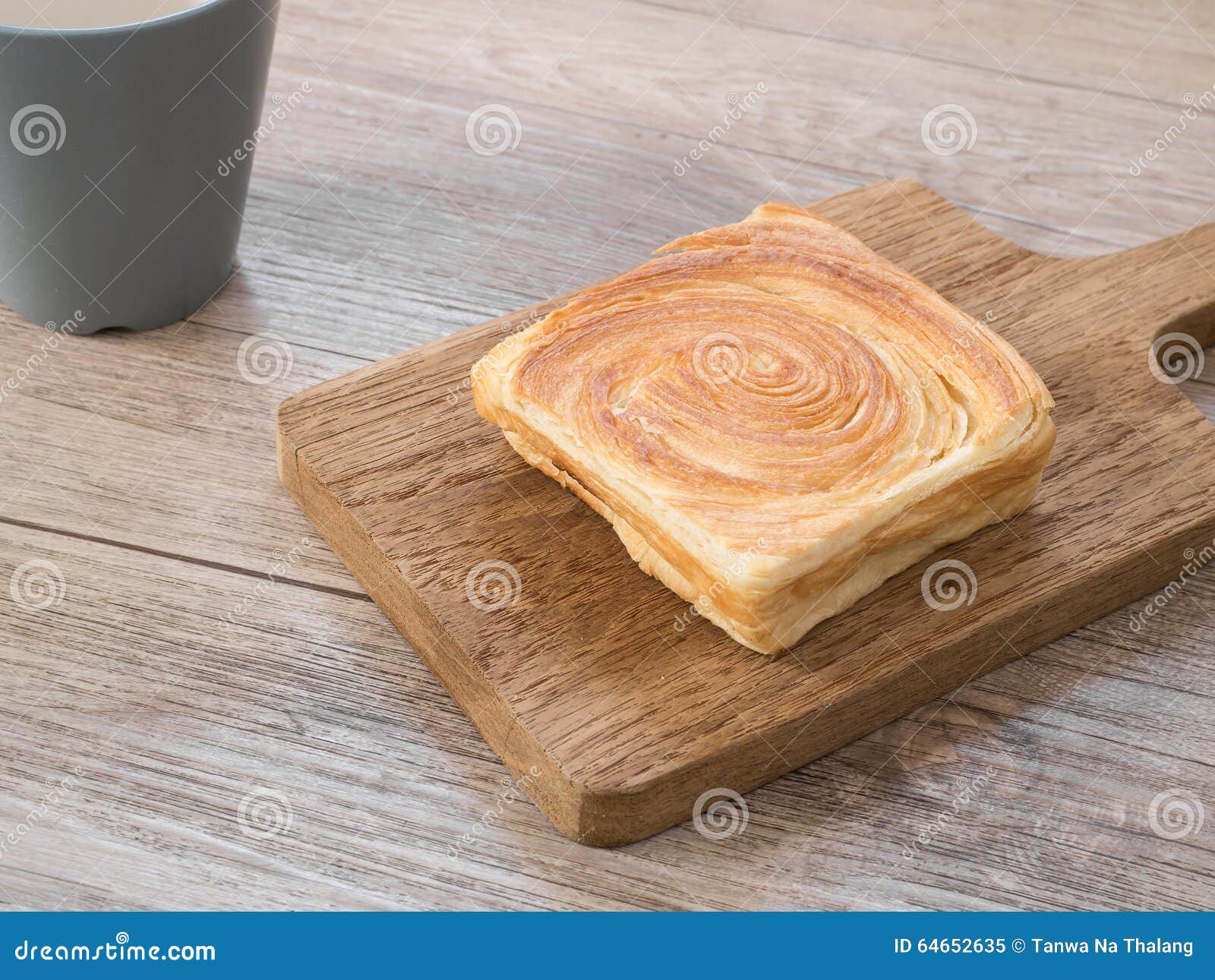 Toast Bread Sandwich on Wooden Chopping Board Stock Image - Image of ...