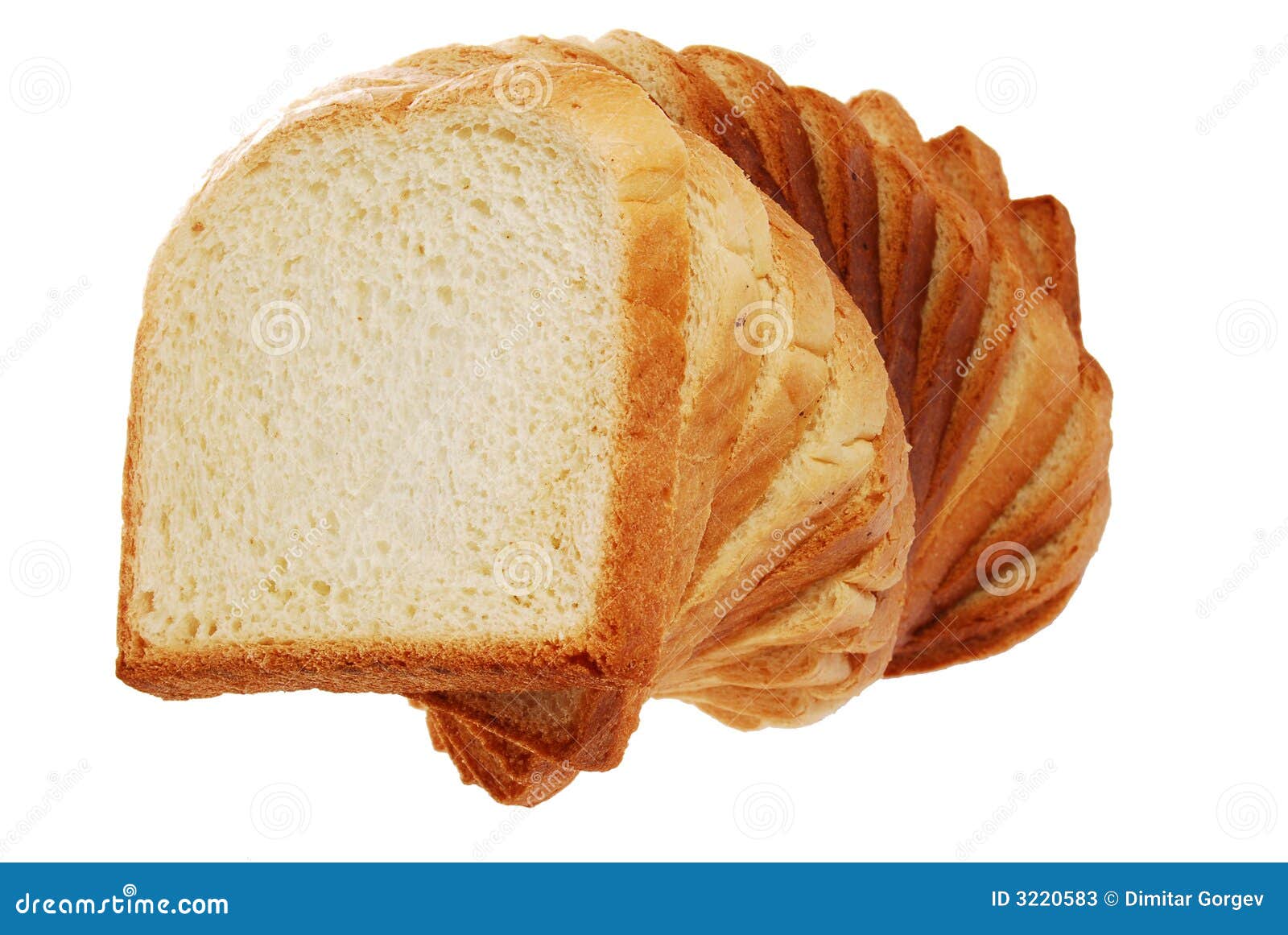 Toast Bread Spiral Tree View Stock Image - Image of fibres, edible: 3220583