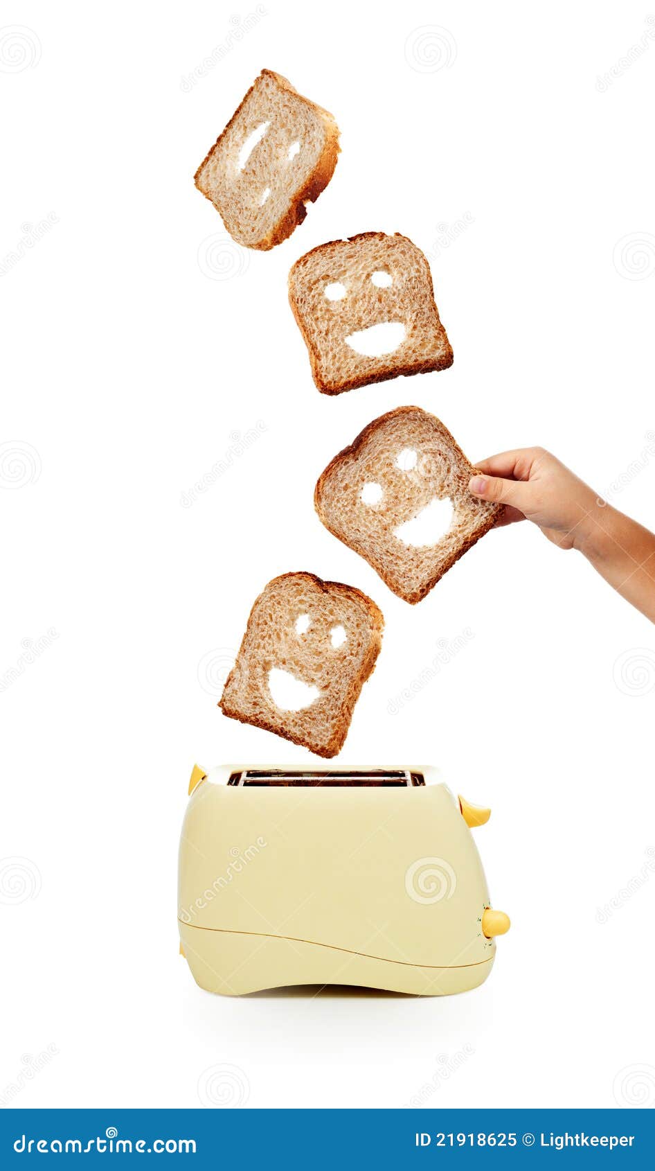 Toast Bread. The Process Of Making Bread Pudding Or Shahi Tukra. Step ...