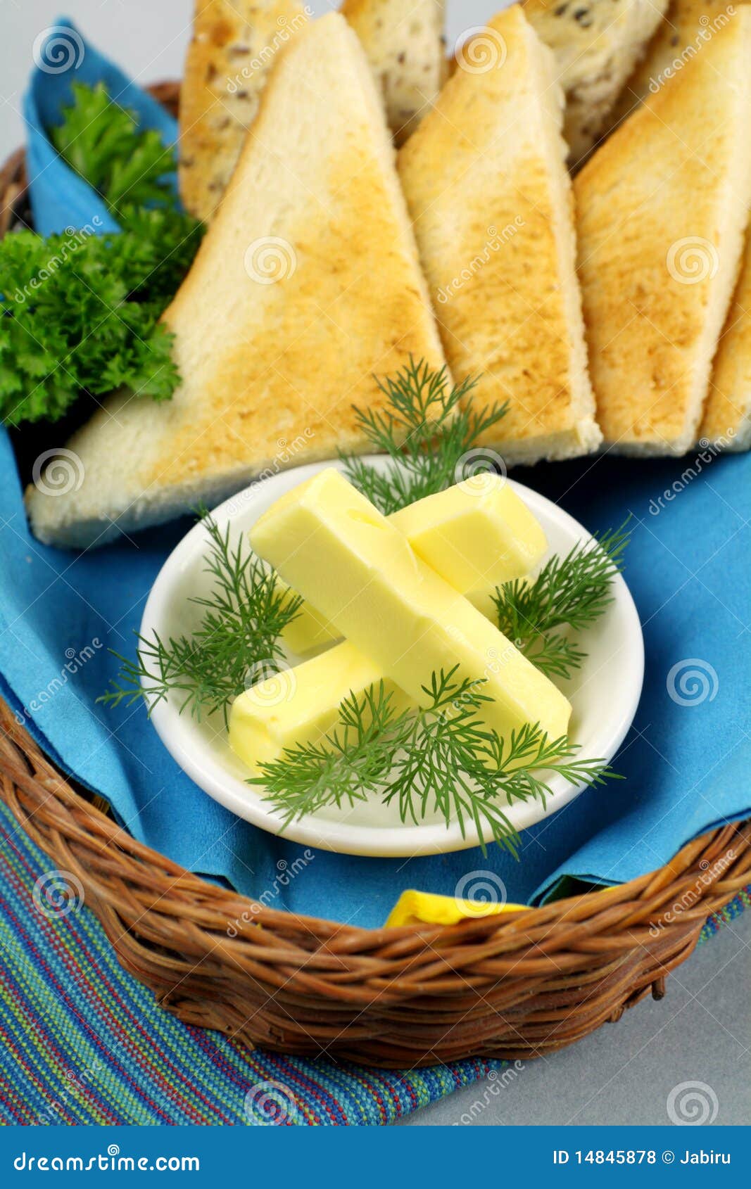 Toast and Butter stock photo. Image of dining, delectable - 14845878