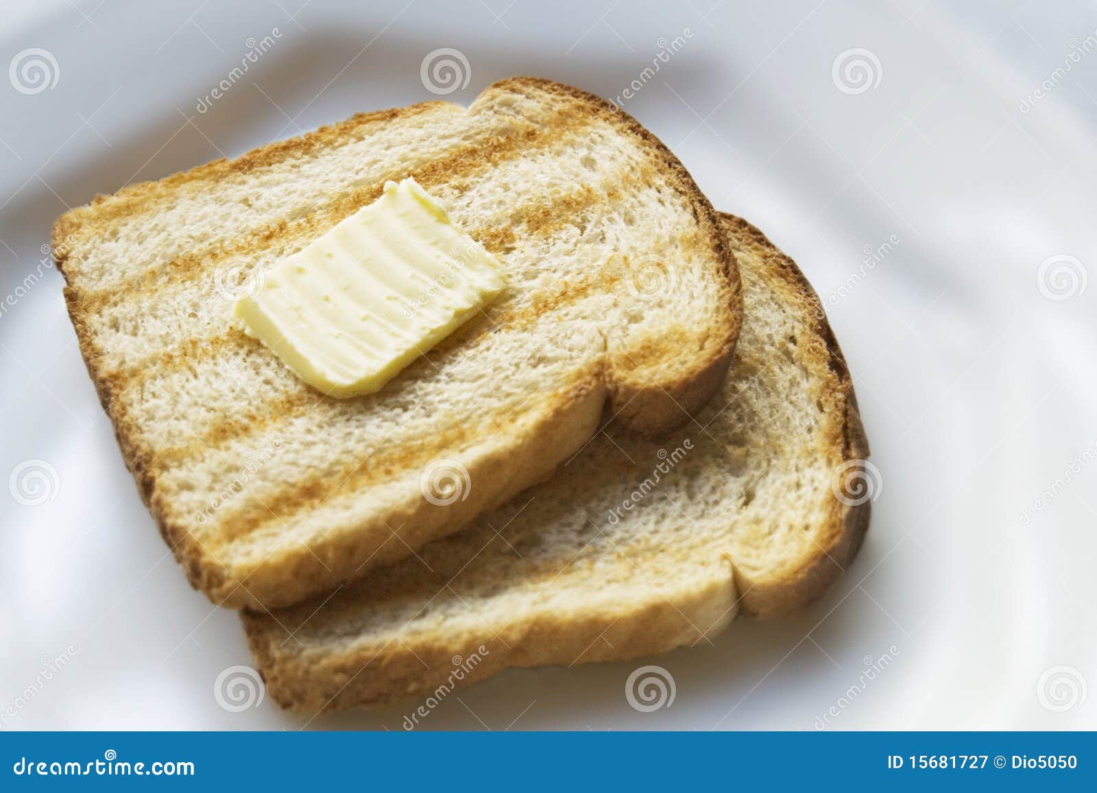 Toast with butter stock image. Image of butter, detail - 15681727