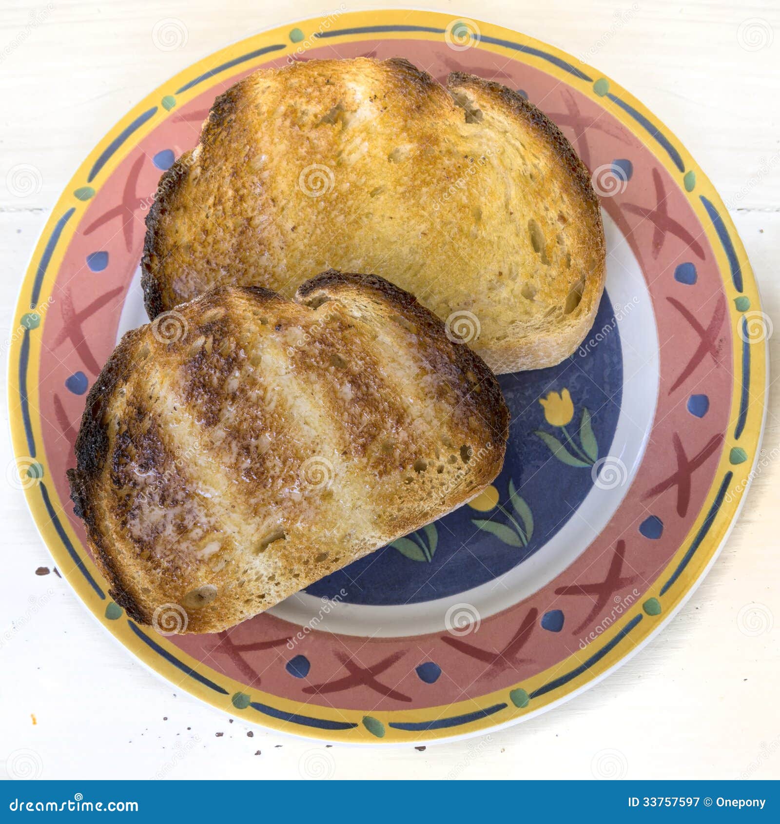 Toast with Butter stock image. Image of margarine, nobobdy - 33757597