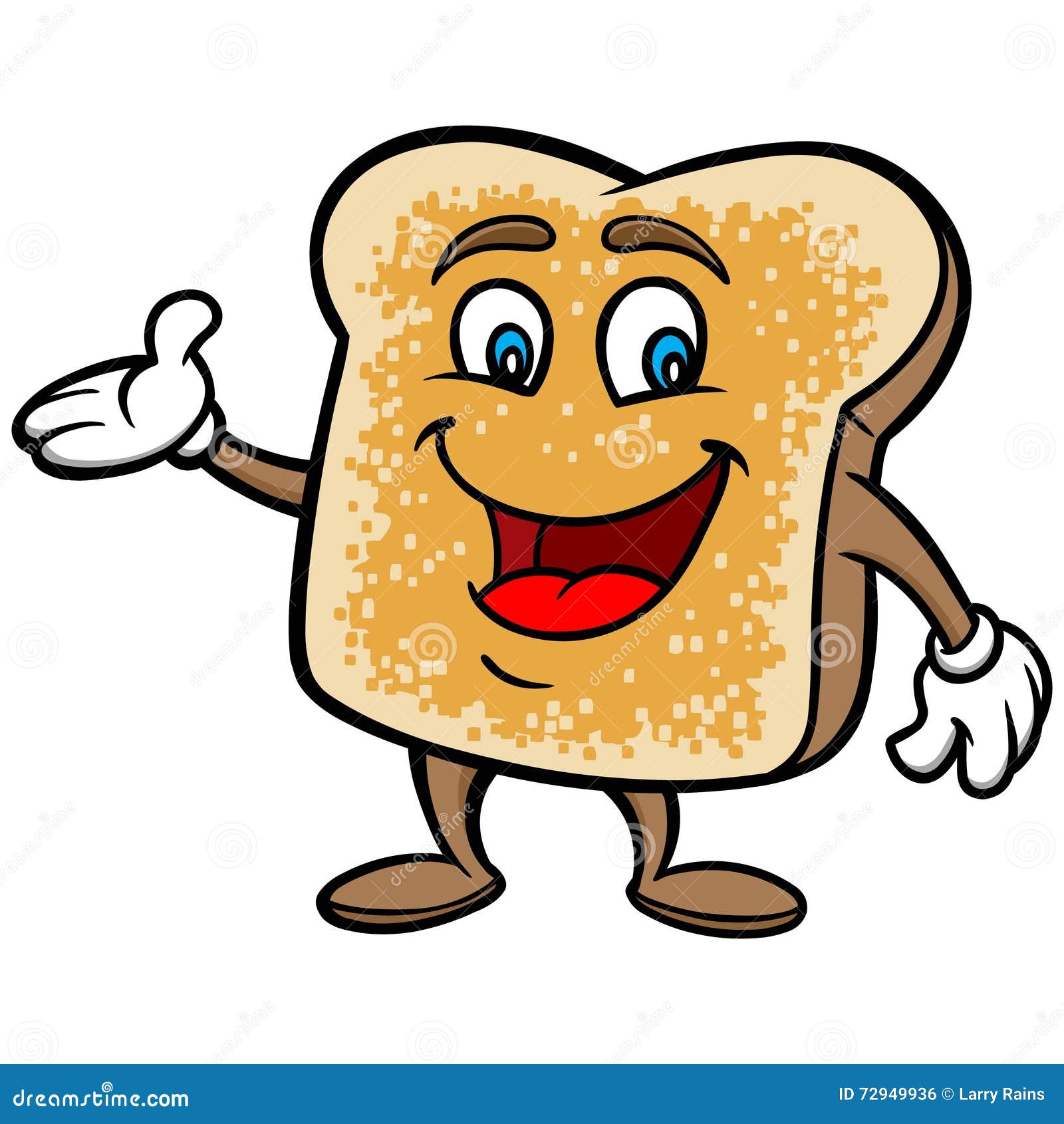 Toast Cartoon