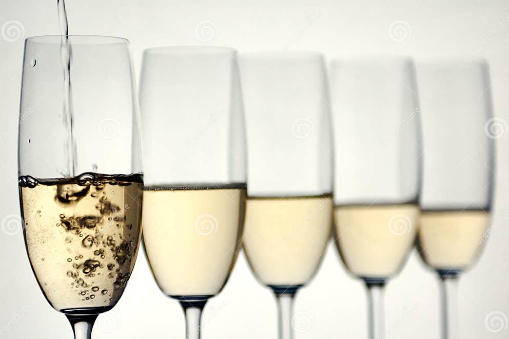 Toast with champagne stock image. Image of fresh, crystal - 2096661
