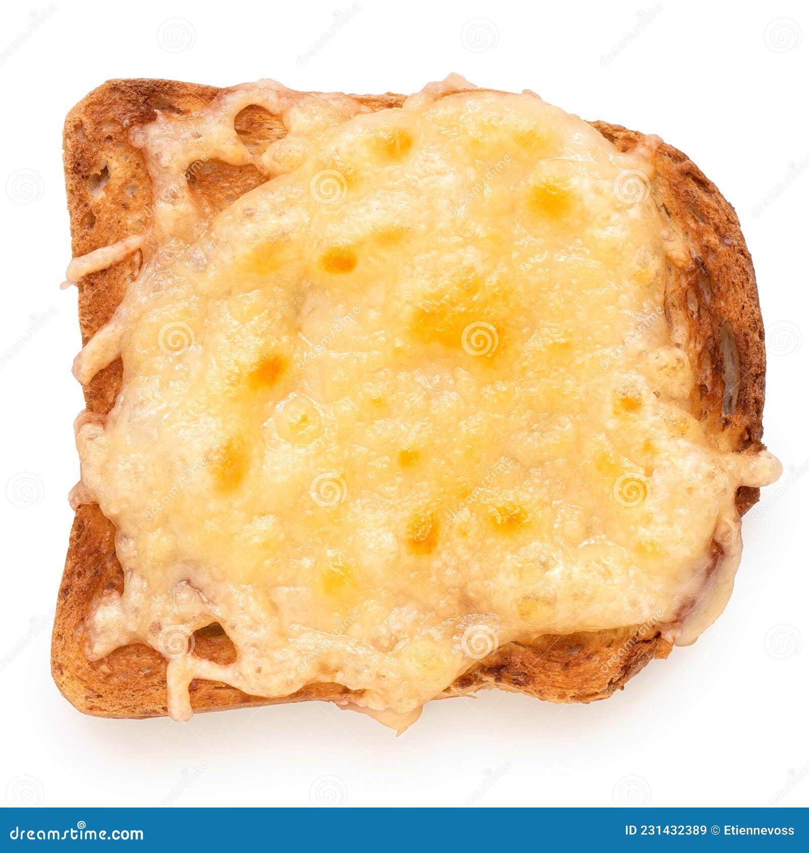 Toast with cheese stock image. Image of cooked, cheddar - 231432389