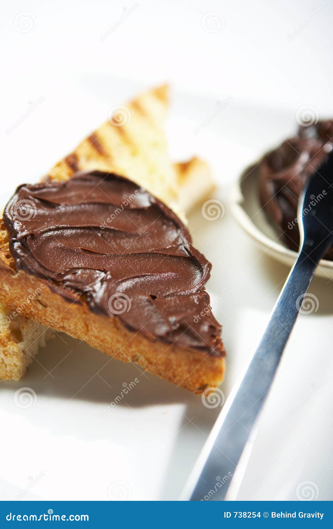 Toast chocolate stock photo. Image of grill, cooking, detail - 738254