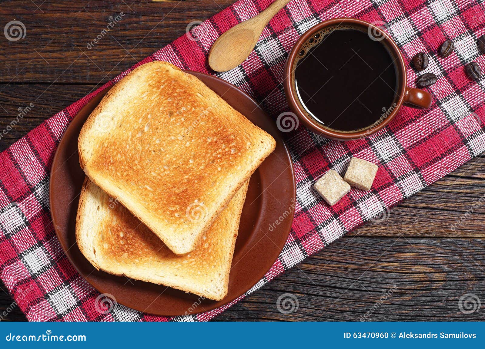 Toast Coffee Cup Stock Photos - Royalty Free Images