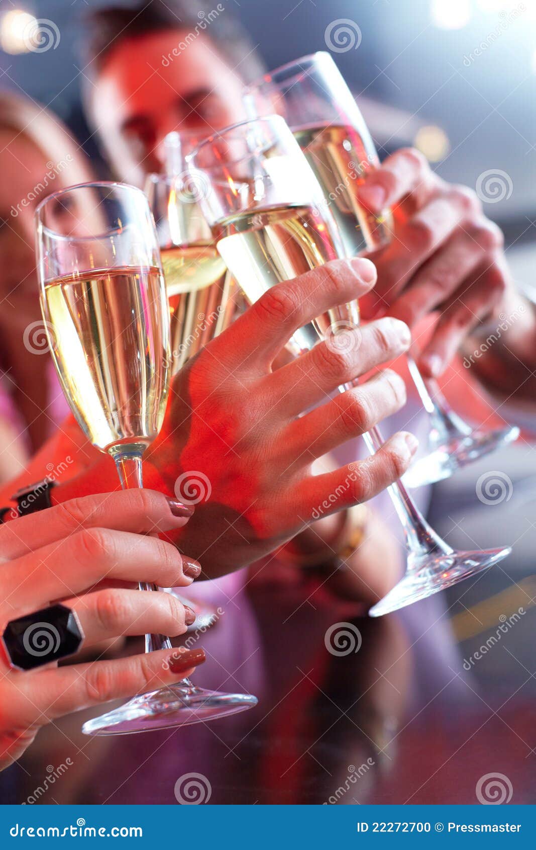 Toast for friendship stock photo. Image of fizzy, crystal - 22272700