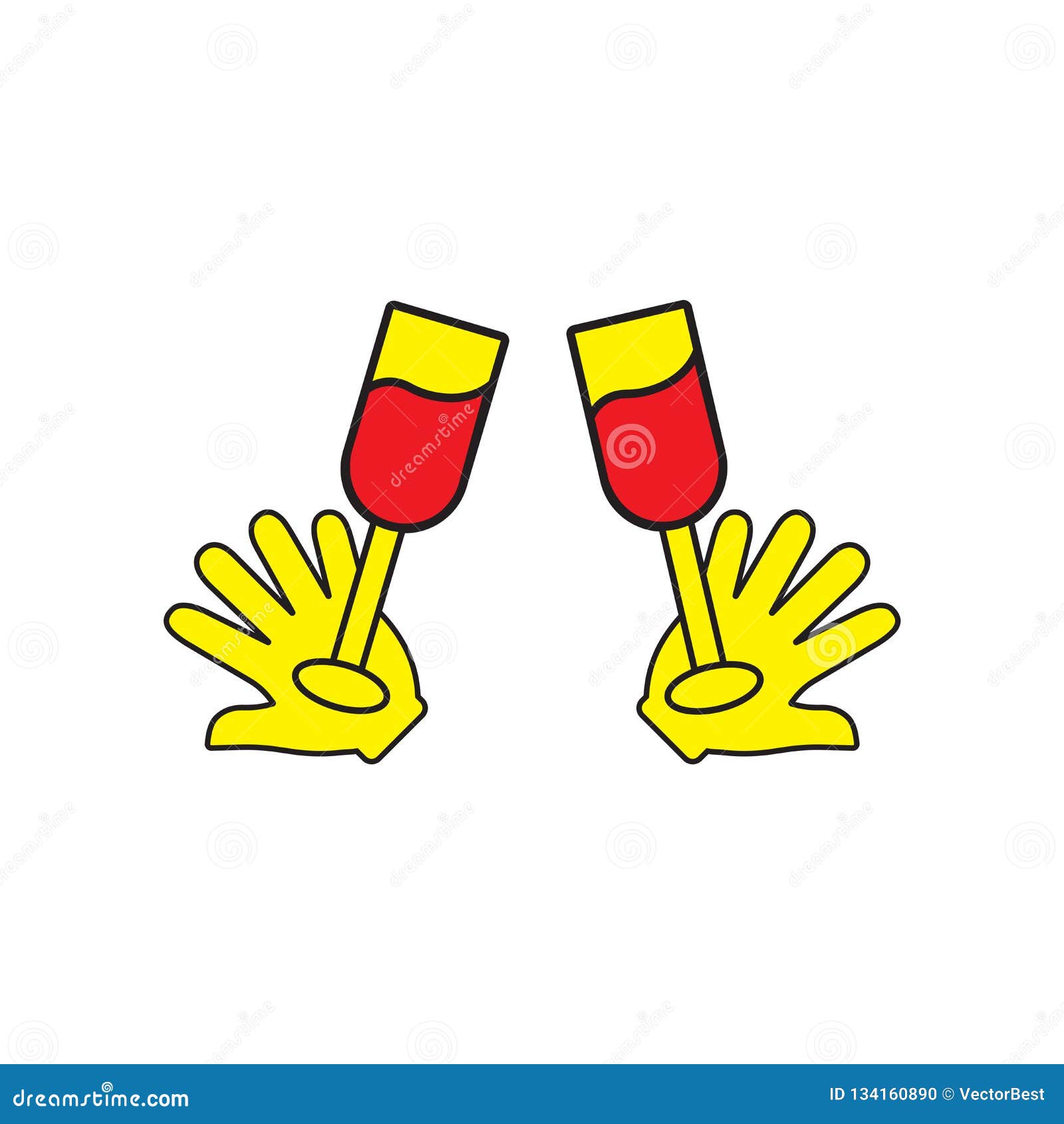 Toast Icon Vector Sign and Symbol Isolated on White Background Stock ...