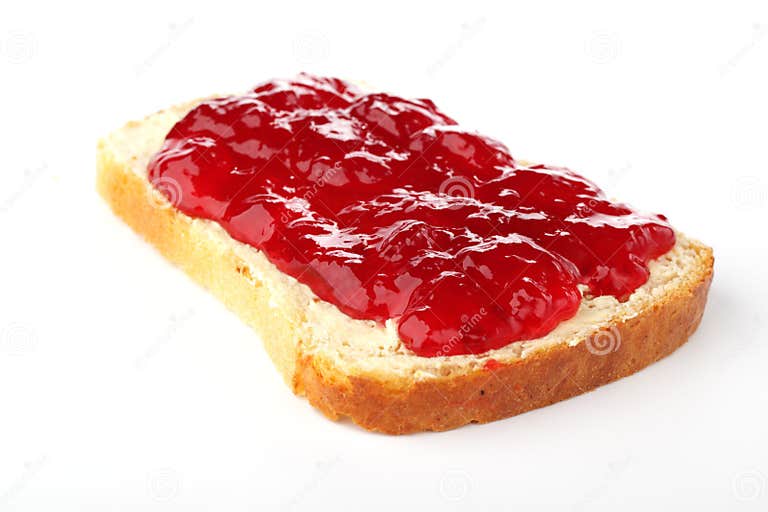 Toast with jam stock photo. Image of currant, bread, butter - 12752268