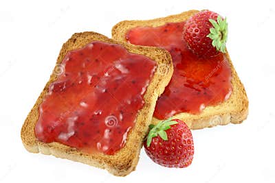 Toast and Jam stock image. Image of meal, sweet, berry - 16593487