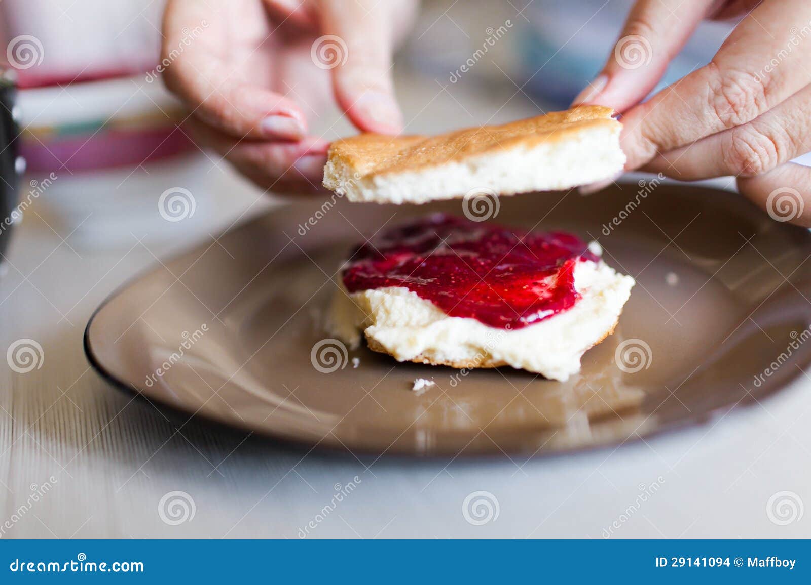 Toast and jam stock photo. Image of crust, cuisine, jelly - 29141094
