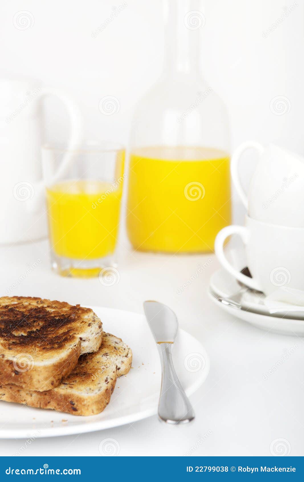 Toast and Juice stock photo. Image of toast, orange, fresh - 22799038