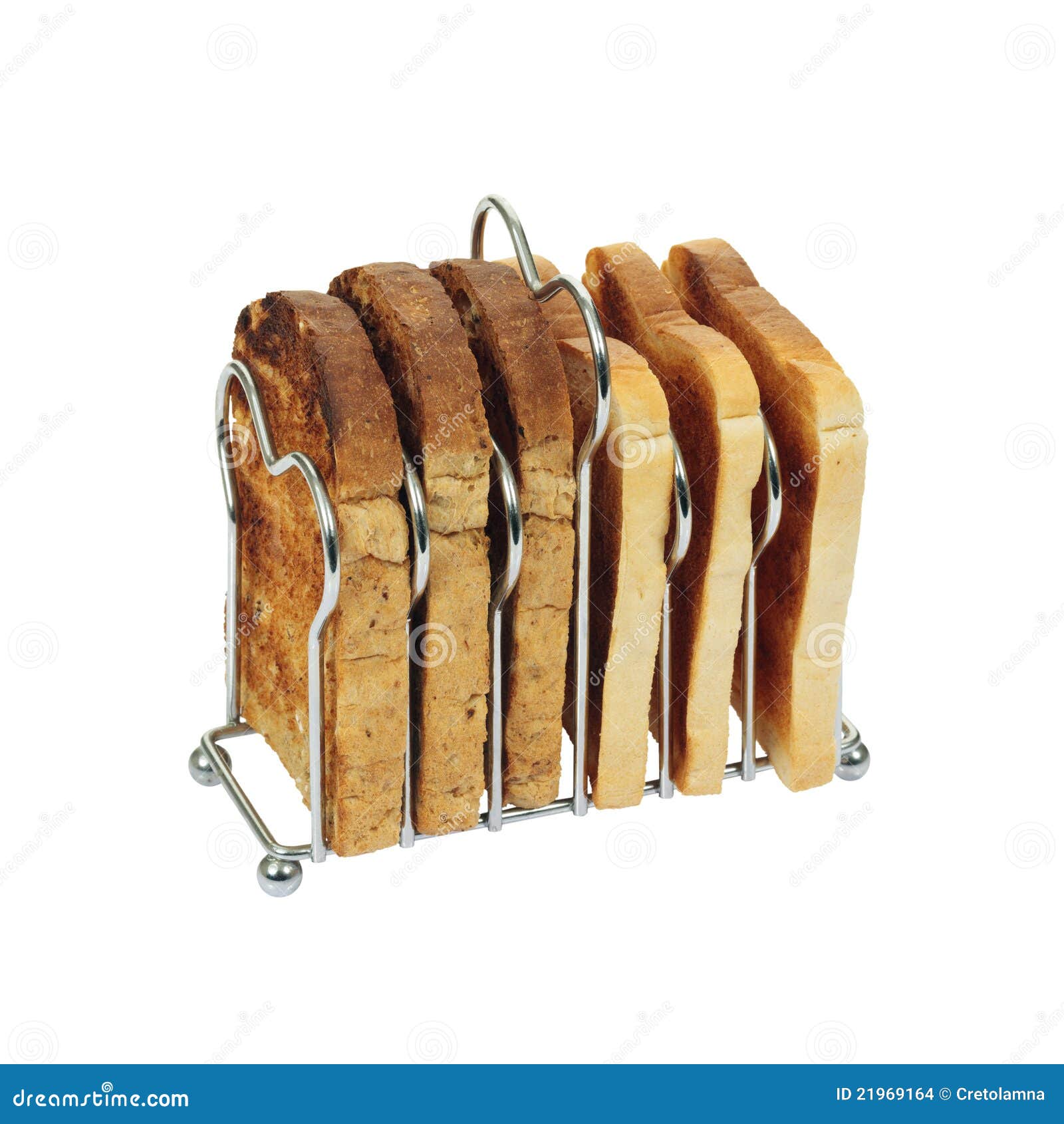Toast-rack. stock photo. Image of rack, isolated, cutout - 21969164