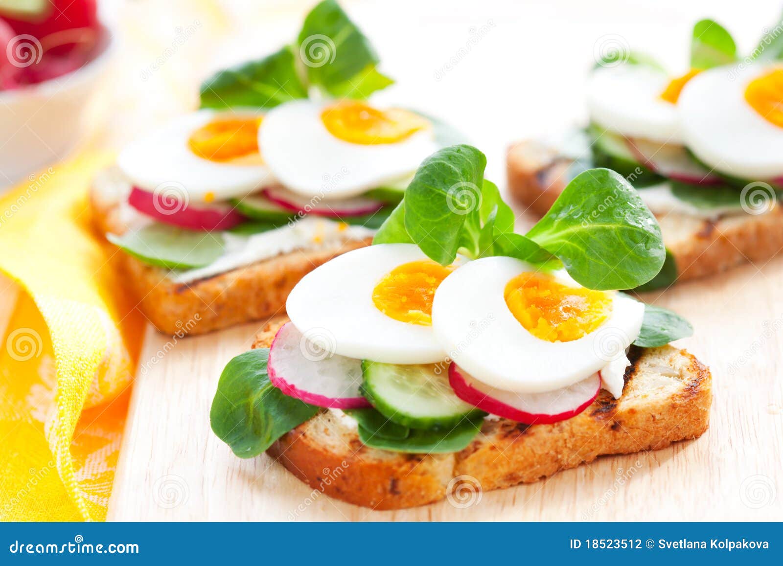 Toast sandwiches stock photo. Image of dish, meal, cuisine - 18523512