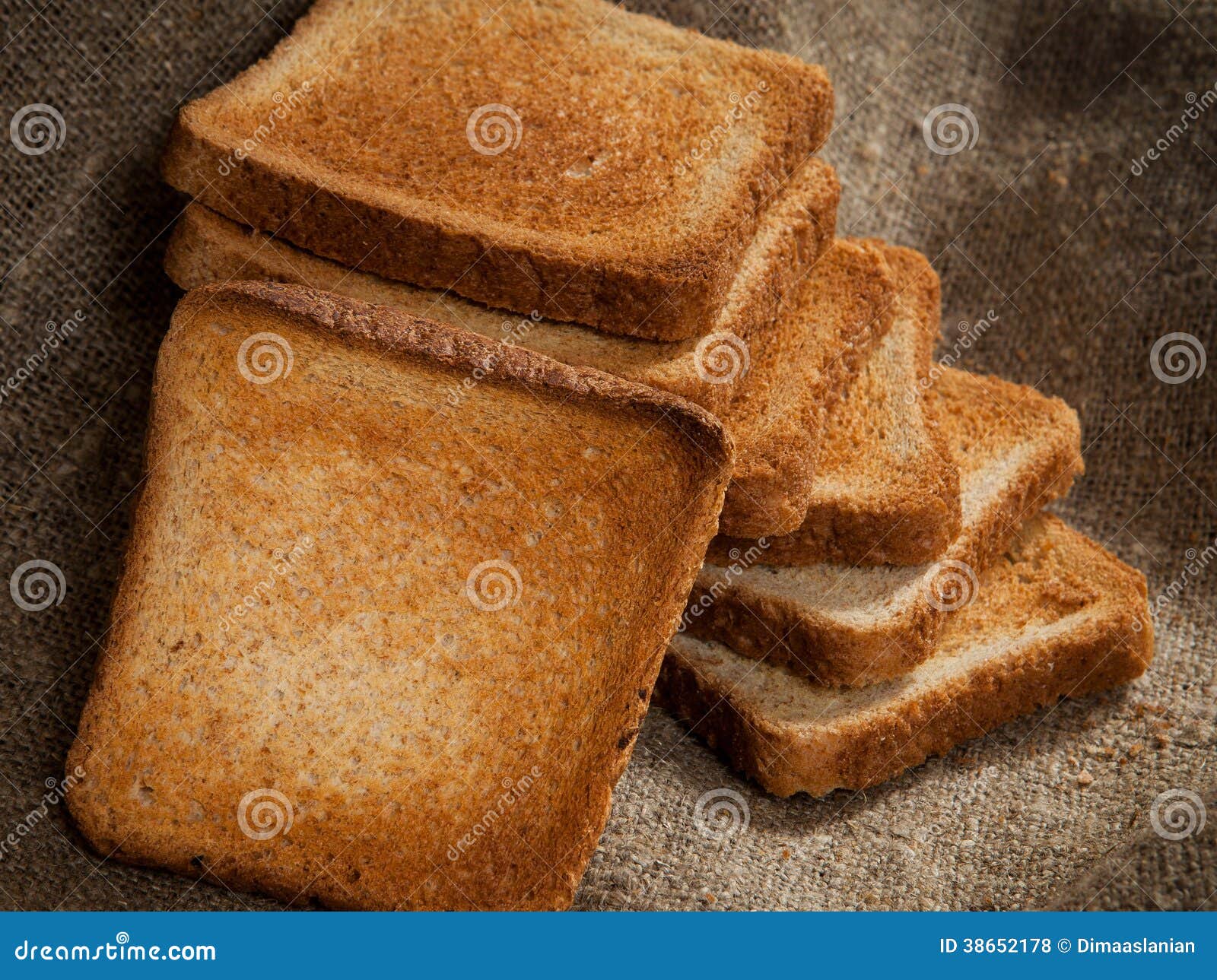 Toast in a stack stock photo. Image of farm, food, rude - 38652178