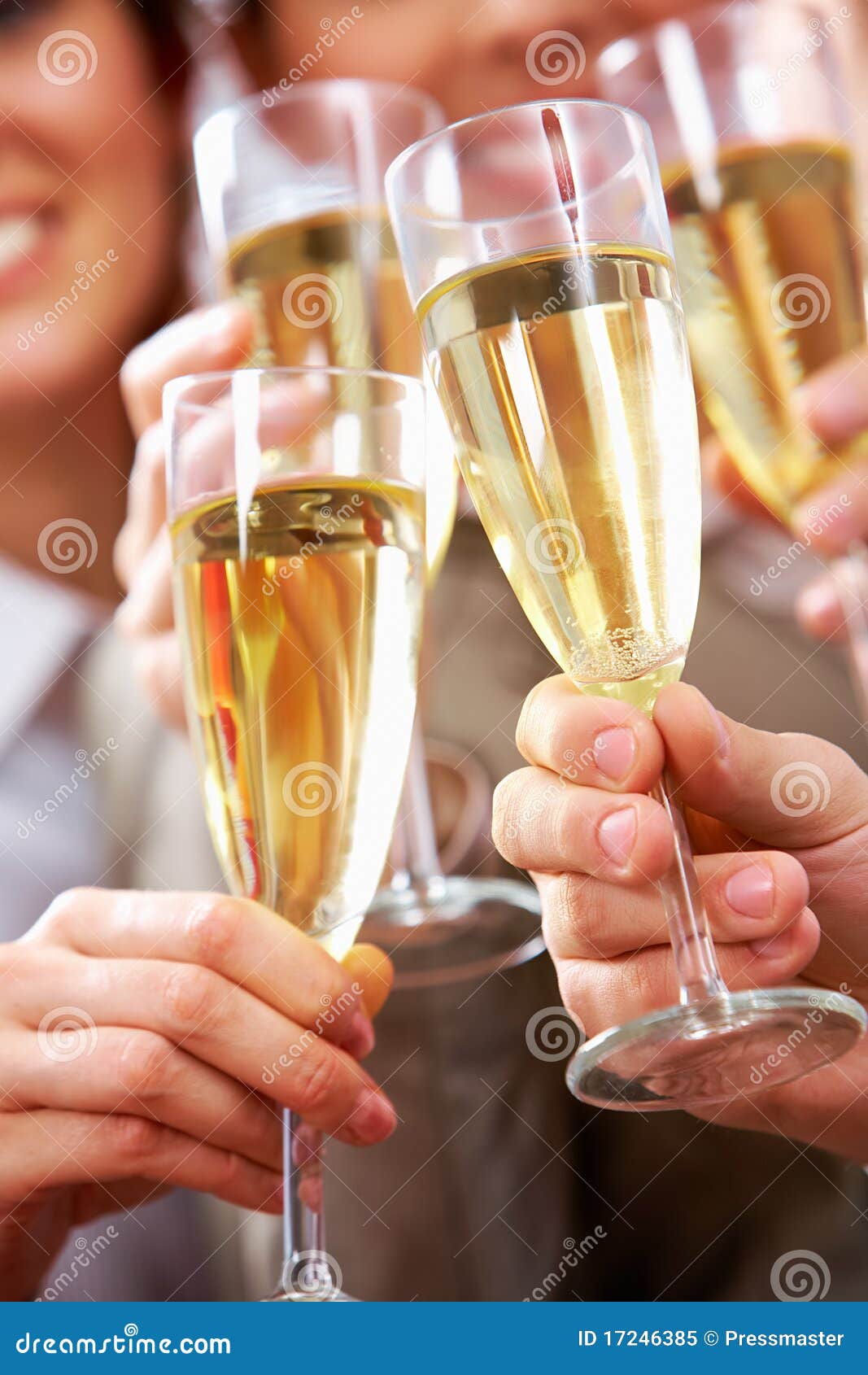 Toast for success stock image. Image of flutes, crystal - 17246385
