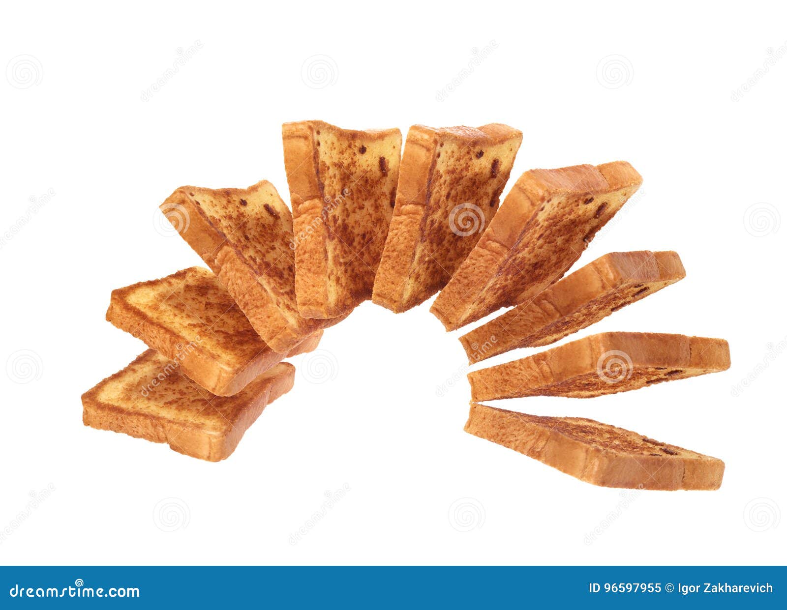 Toast.Toast lined up stock image. Image of food, dough - 96597955