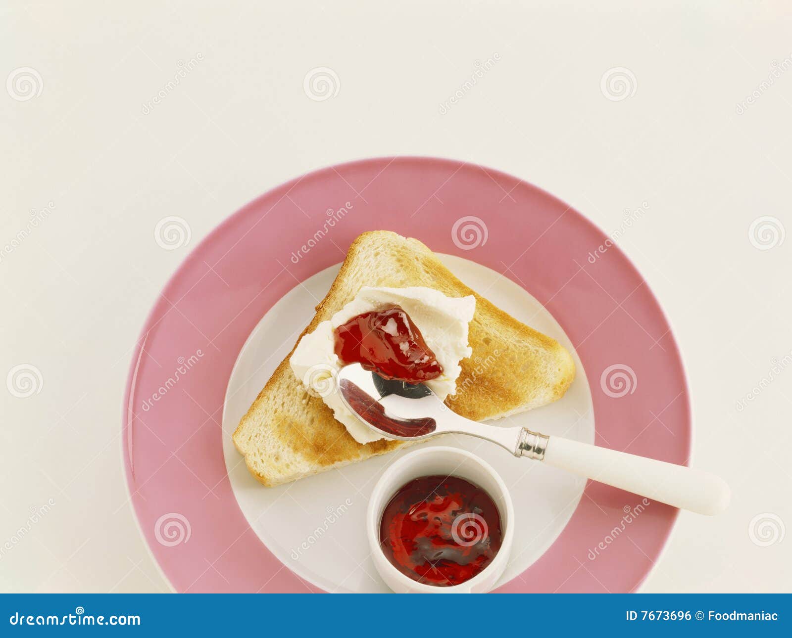 Toast triangle stock photo. Image of toasts, breakfast - 7673696