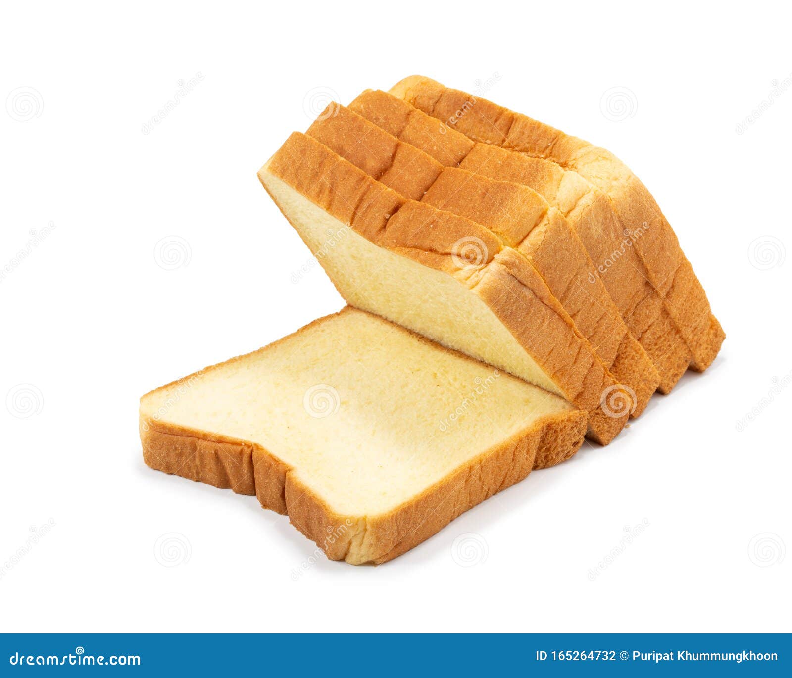 Toast Wheat Bread Sliced Isolated on White Background 库存照片 - 图片 包括有 自然 ...