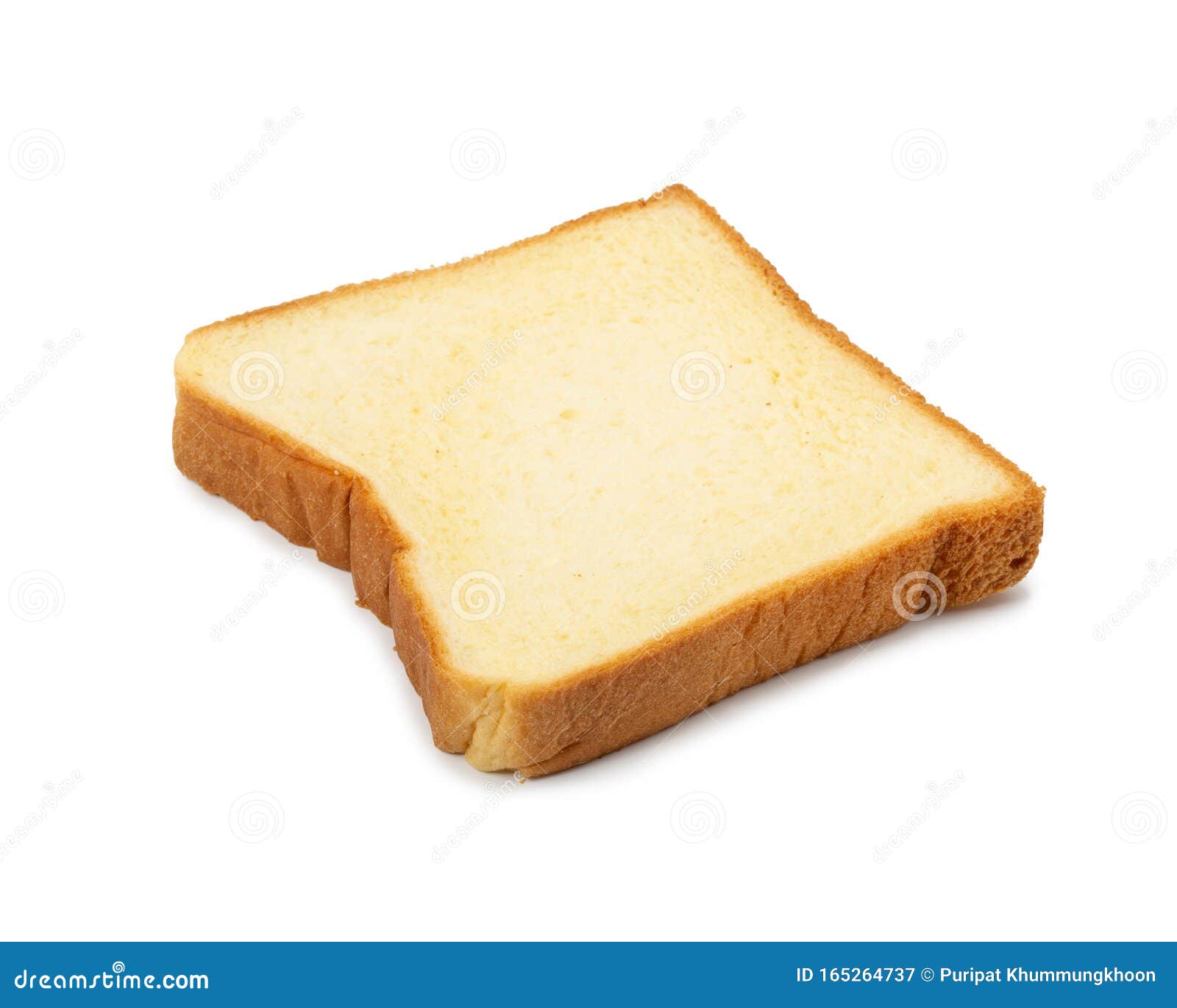 Toast Wheat Bread Sliced Isolated on White Background Stock Image ...
