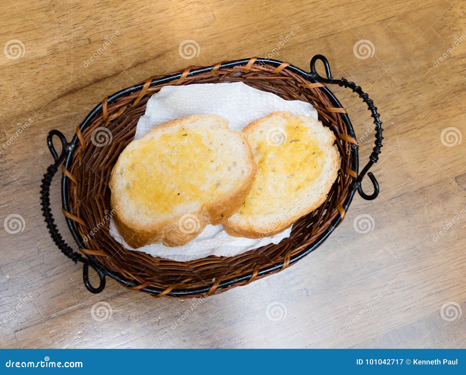 Bread in basket stock image. Image of bread, natural - 101042717