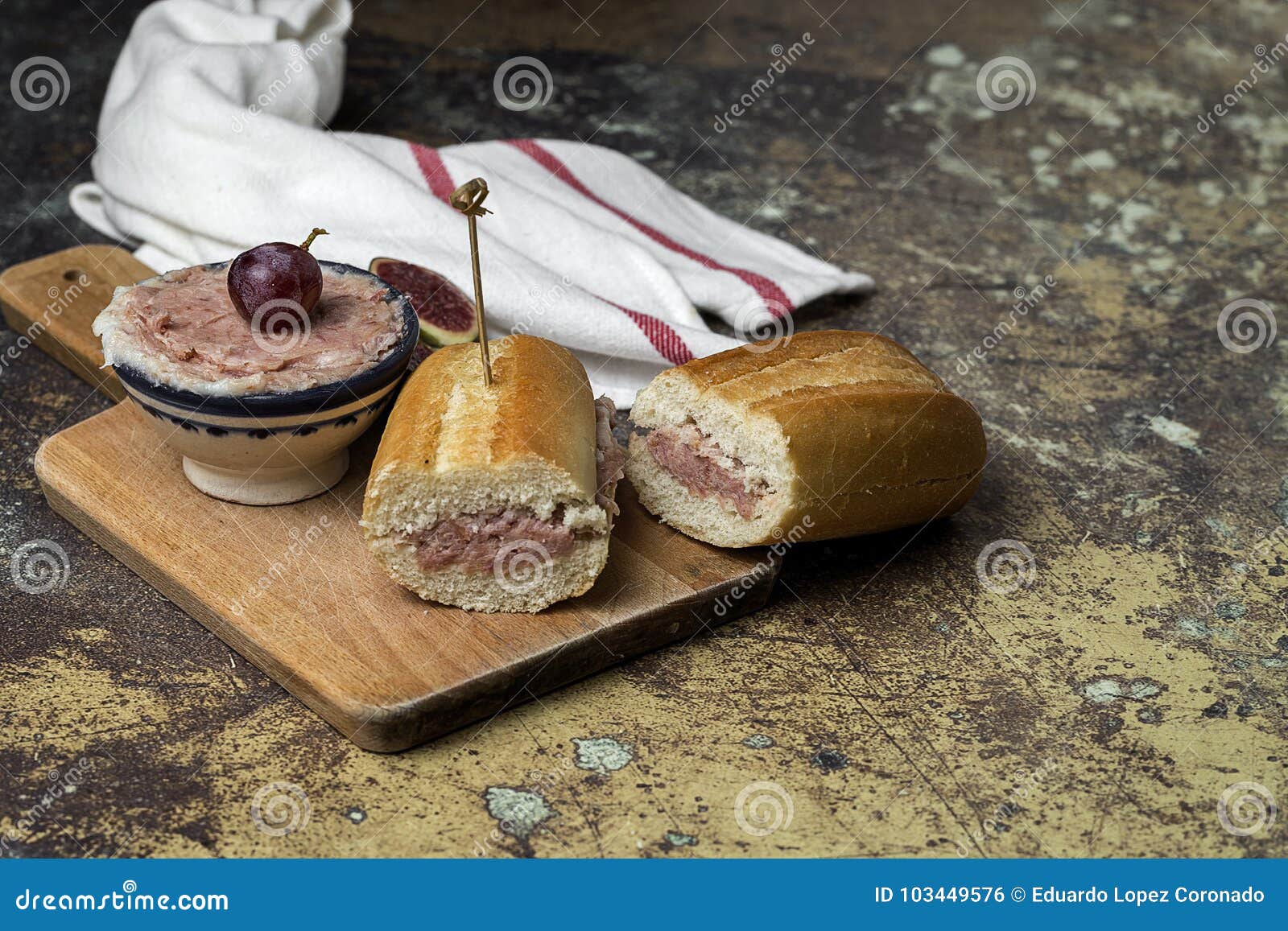 Toasted Bread with Different Pates. Stock Photo - Image of slice, toast ...