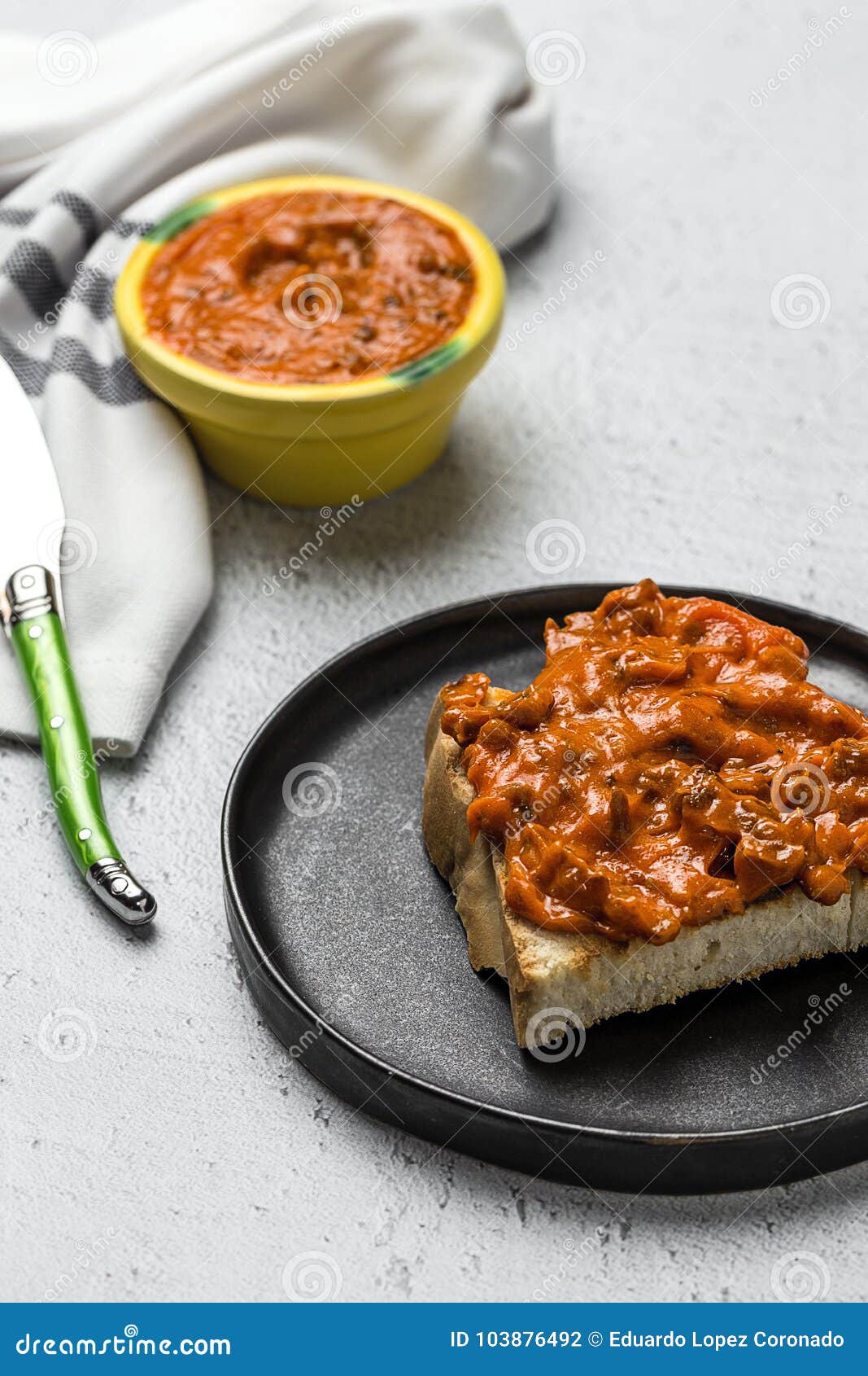 Toasted Bread with Different Pates. Stock Photo - Image of bread, close ...