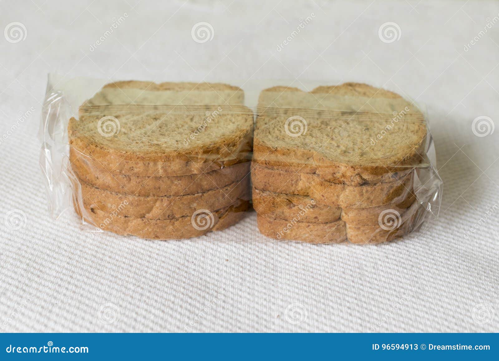 Toasted bread stock image. Image of packed, bread, plastic - 96594913