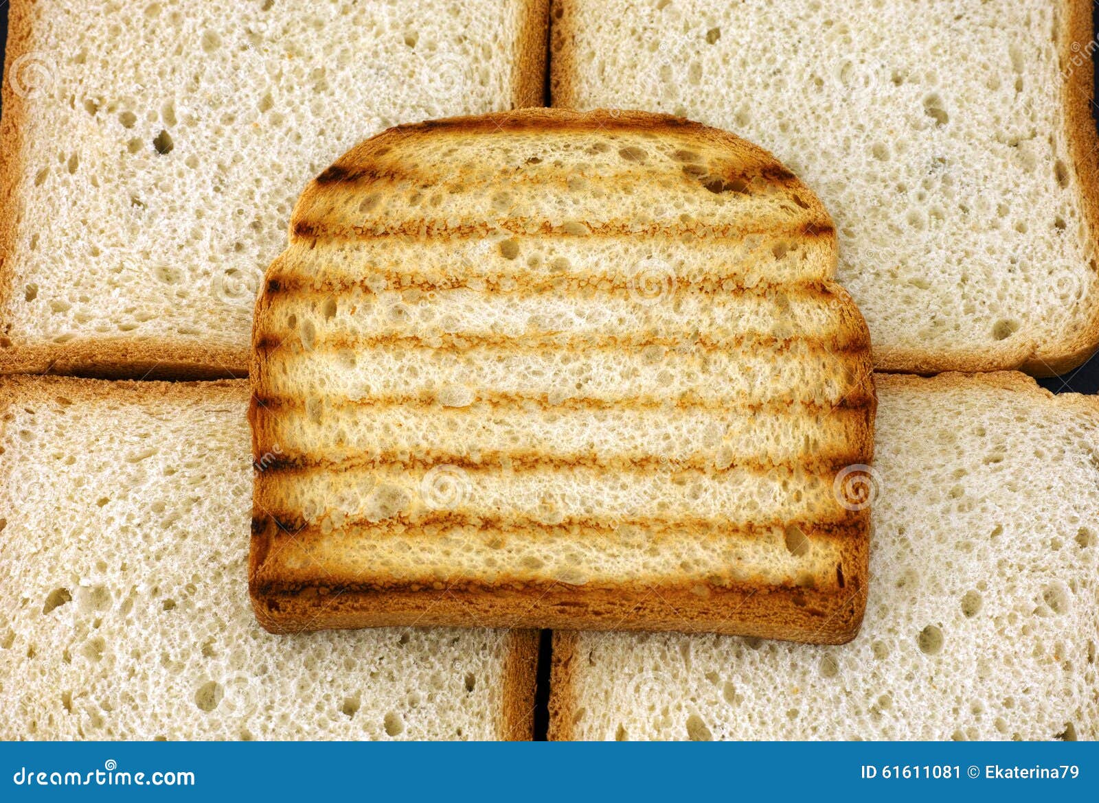 Toasted bread slice stock image. Image of slice, bead - 61611081